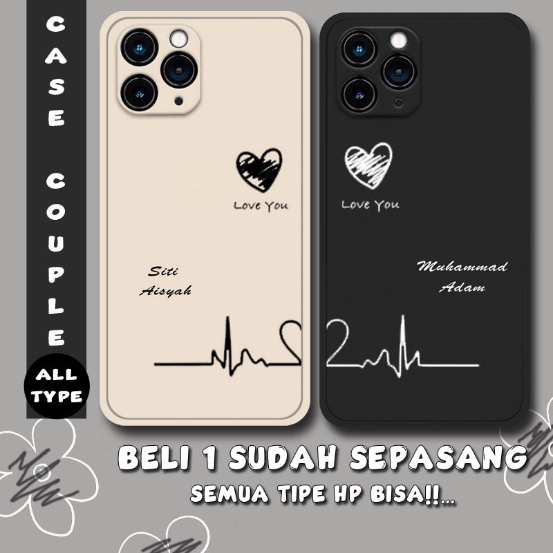 Jual [CC-30] Custom Case Hp COUPLE NAMA BEBAS [ BELI 1 SUDAH DAPAT 2 ...