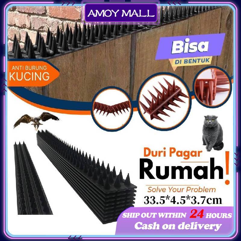 Jual Duri Pagar Plastik Anti Kucing Anjing Burung Ayam Liar Praktis ...
