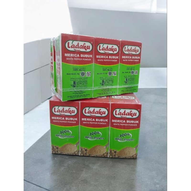 Jual FINDFIVEN MART - LADAKU Merica Bubuk 35g Botol | Shopee Indonesia