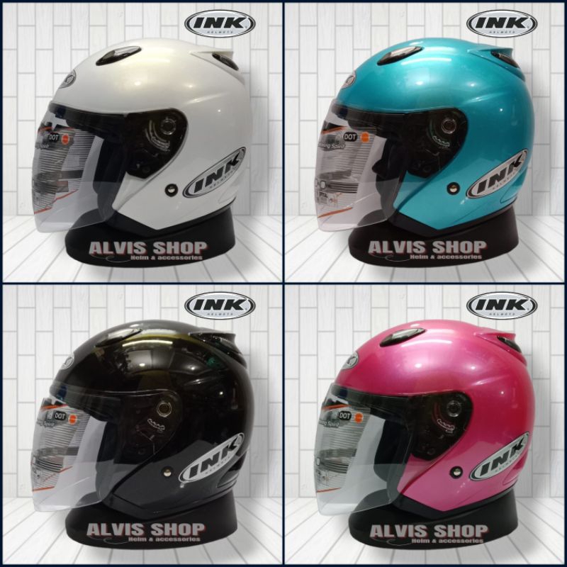 Jual HELM INK CENTRO JET SOLID/POLOS | SINGLE VISOR | 100% ORIGINAL ...