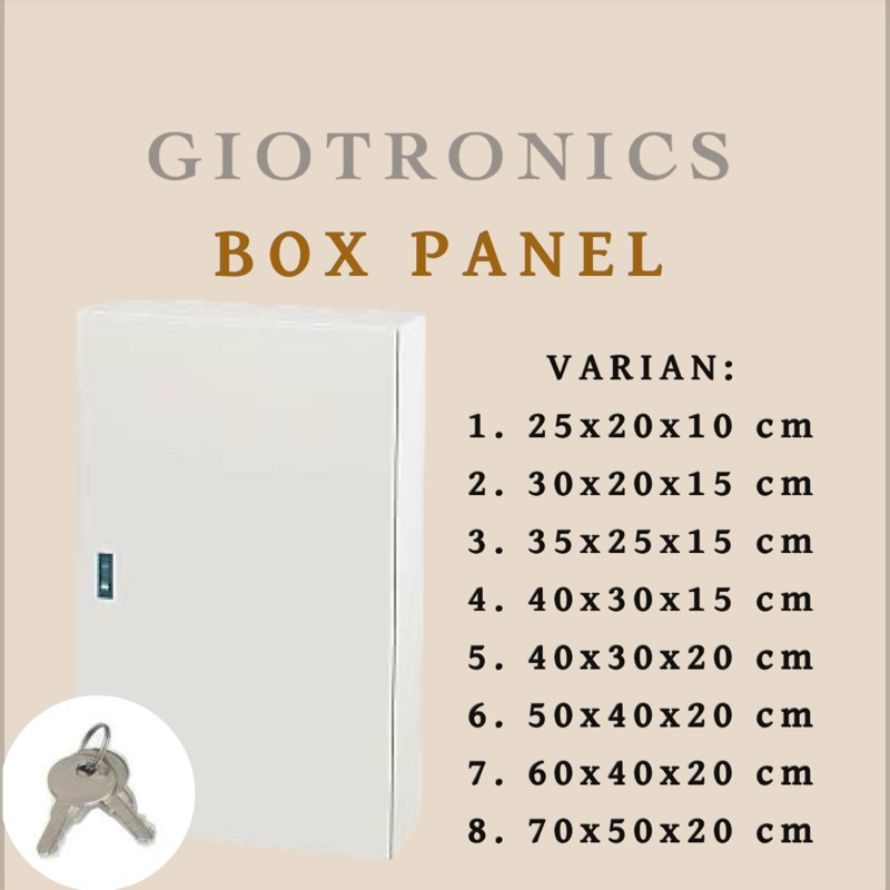 Jual Box Kotak Panel Listrik Indoor bahan tebal 0,5 mm / 0,8 mm Kunci ...