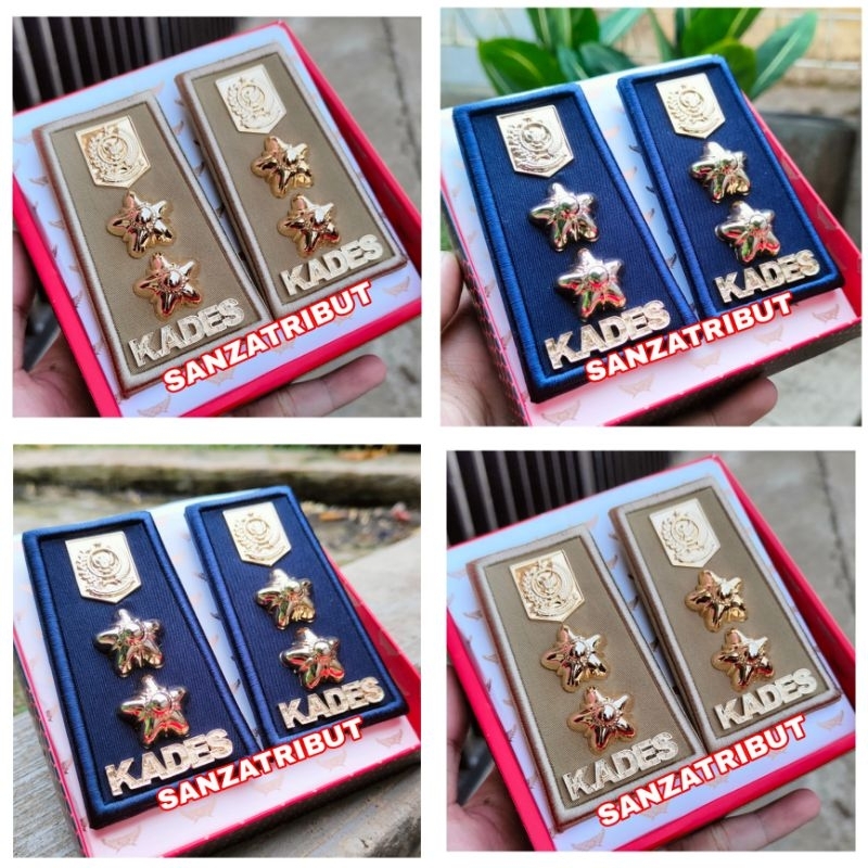 Jual Pangkat Lurah Kades Logo Kemendagri Terbaru Dasar Kain | Shopee ...