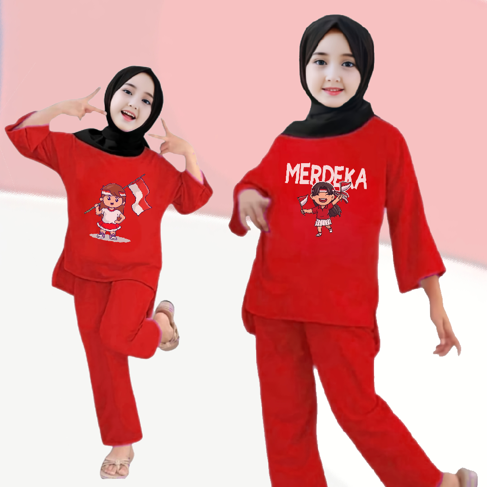 Jual Setelan Anak Kemerdekaan Terbaru 2025 Merdeka Laki Dirgahayu Hut ...