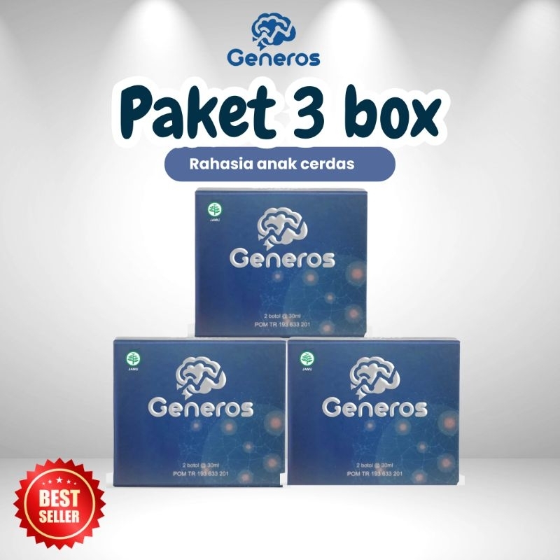 Jual PAKET 3 BOX GENEROS - GENEROS KESEHATAN UNTUK ANAK ORIGINAL ...