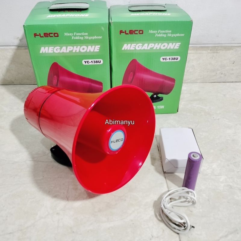 Jual Toa megaphone pengeras suara usb + bluetooth charger baterai ...