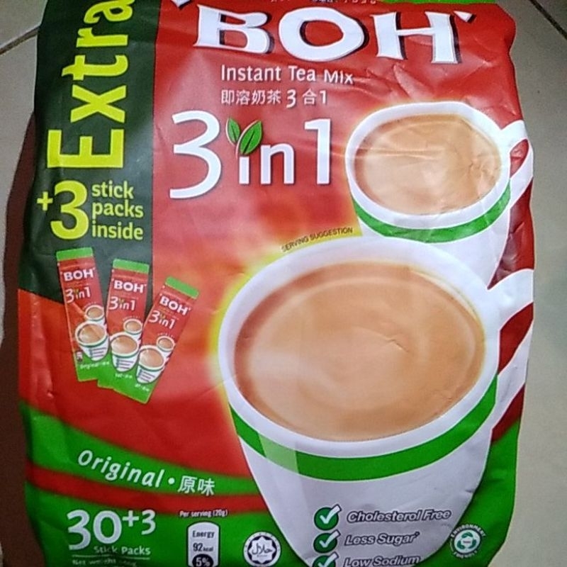 Jual Boh milk tea, 3 in 1, isi 33 sachet, exp.2026 | Shopee Indonesia