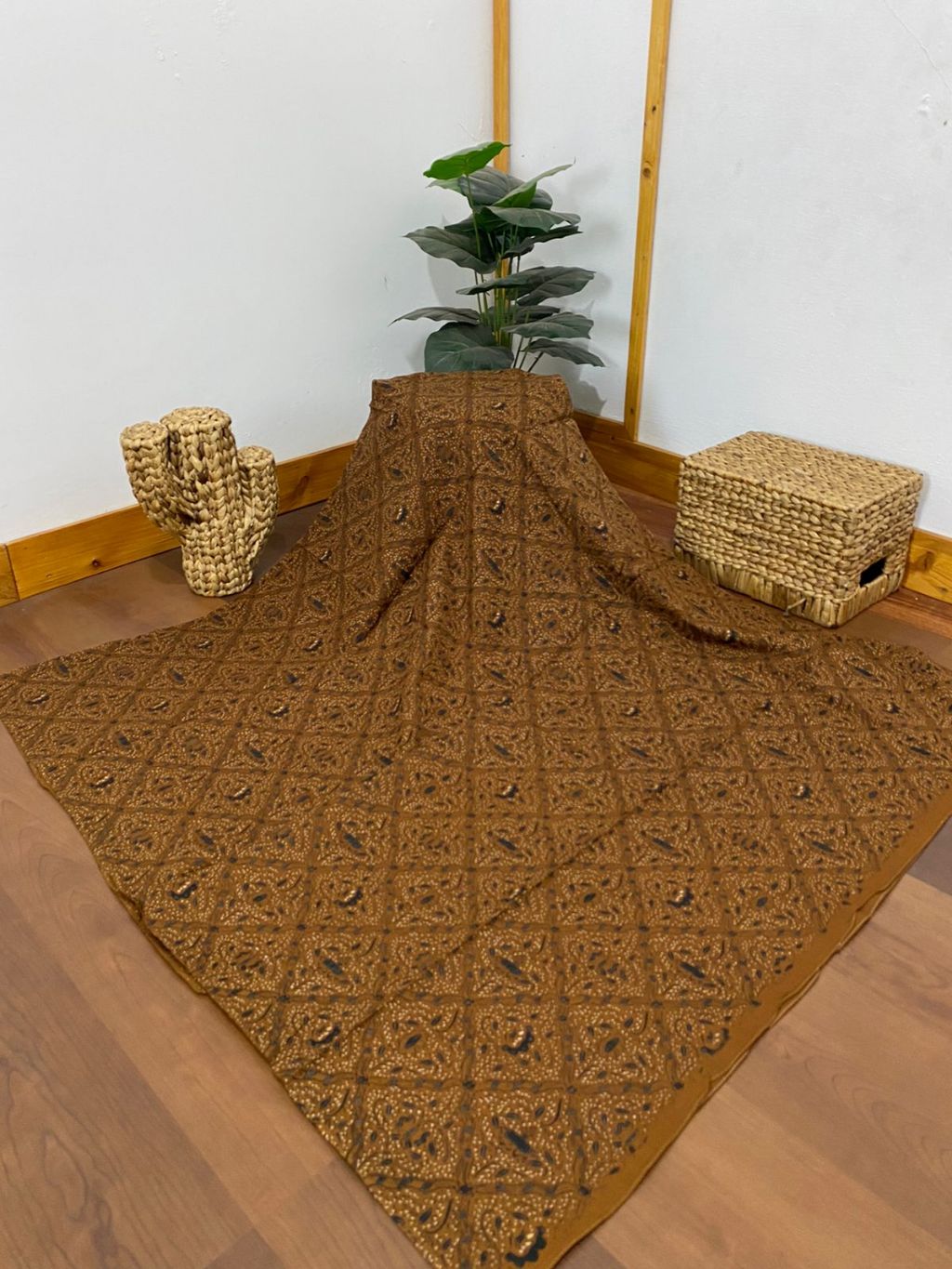 Jual Kain Batik SOLO (Cabut) motif sogan sidomukti | Shopee Indonesia