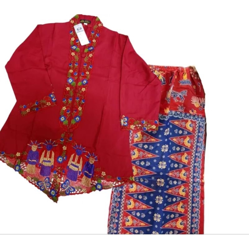 Jual KEBAYA ENCIM ANAK SD MOTIP BORDIR ONDEL BAJU ENCIM ANAK UMUR ...