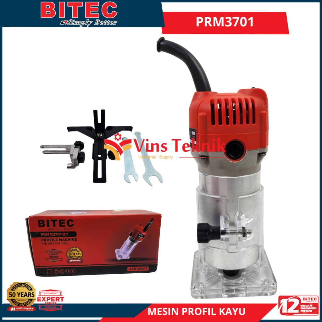 Jual Mesin Trimmer Route Mesin Profil Kayu PRM3701 BITEC PRM 3701 ...