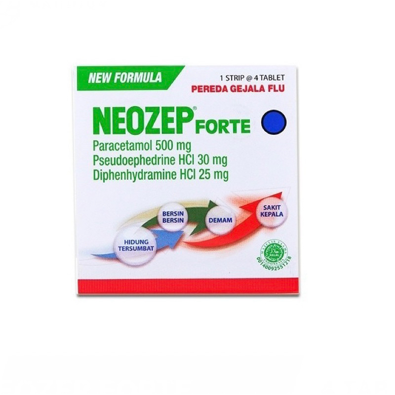 Jual Neozep Forte 1 Strip Isi 4 Tablet | Shopee Indonesia