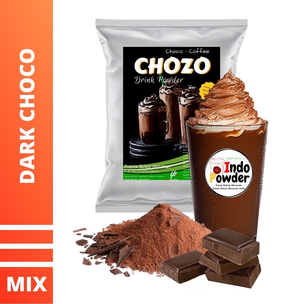 Jual Minuman Coklat rasa DARK CHOCO 1 Kg / Bubuk Minuman Coklat rasa ...