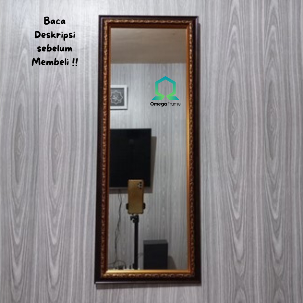 Jual Kaca Cermin Dinding Setengah Badan 90x35cm | Shopee Indonesia