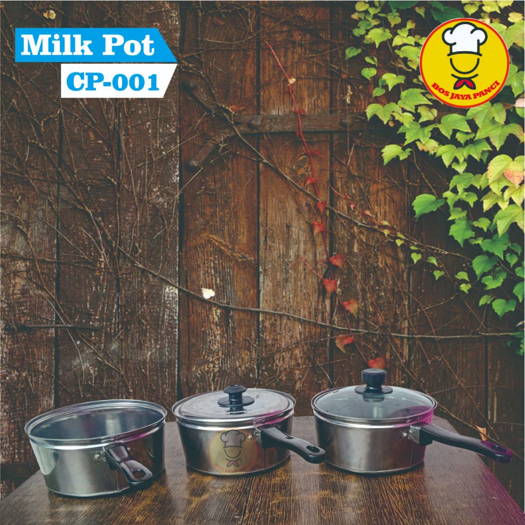 Jual Milk Pot Uk. 18 TUTUP KACA, Panci Susu Serbaguna, Panci Susu ...