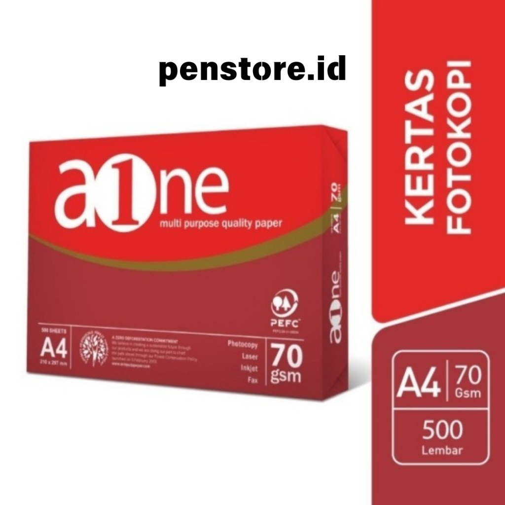 Jual Kertas HVS A-ONE A4 70 Gram Putih - Kertas HVS Print Fotocopy ...