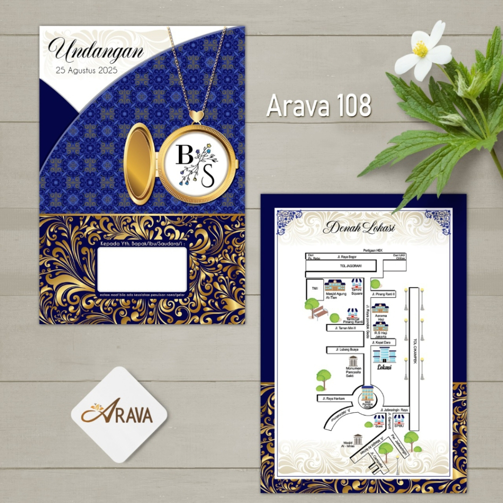 Jual Arava 108 Blangko Undangan | Undangan Murah | Shopee Indonesia