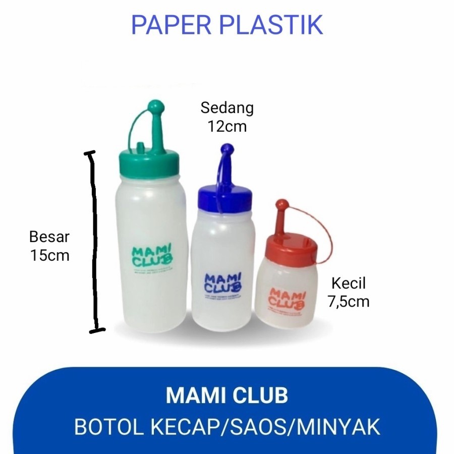 Jual Botol Kecap Saus Mami Club Botol kecap plastik Murah Ukuran Ml ...