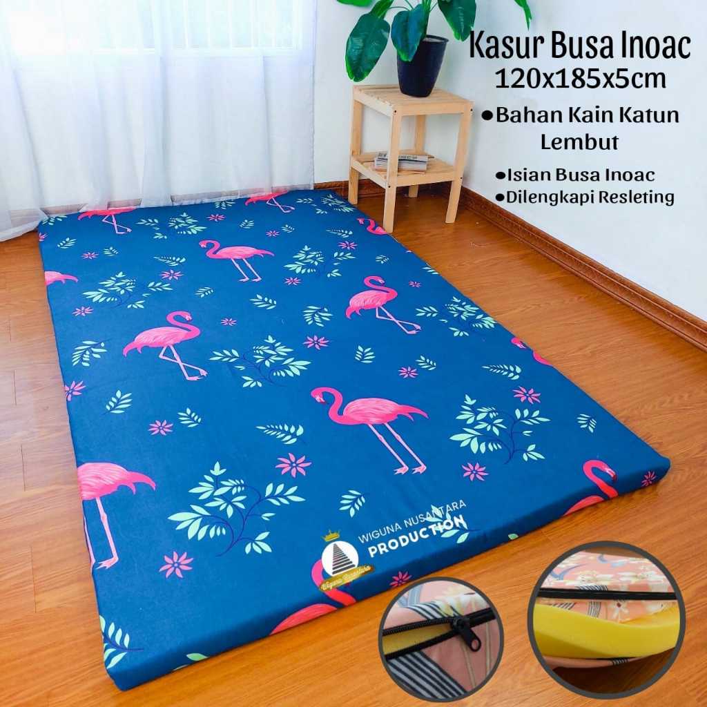 Jual Kasur Busa Inoac 120 X 185 X 5 cm Muat 2 Orang Kasur Busa Empuk ...