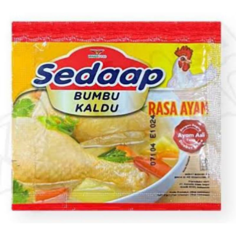 Jual BUMBU KALDU PENYEDAP MAKANAN SEDAAP RASA AYAM KEMASAN 9 GRAM ...