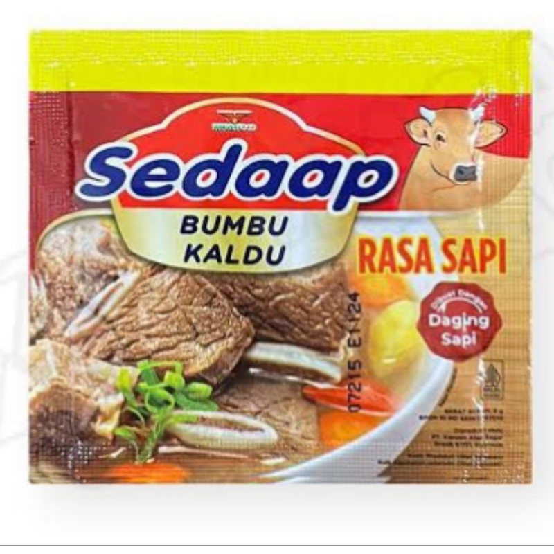Jual BUMBU KALDU PENYEDAP MAKANAN SEDAAP RASA SAPI KEMASAN 9 GRAM ...