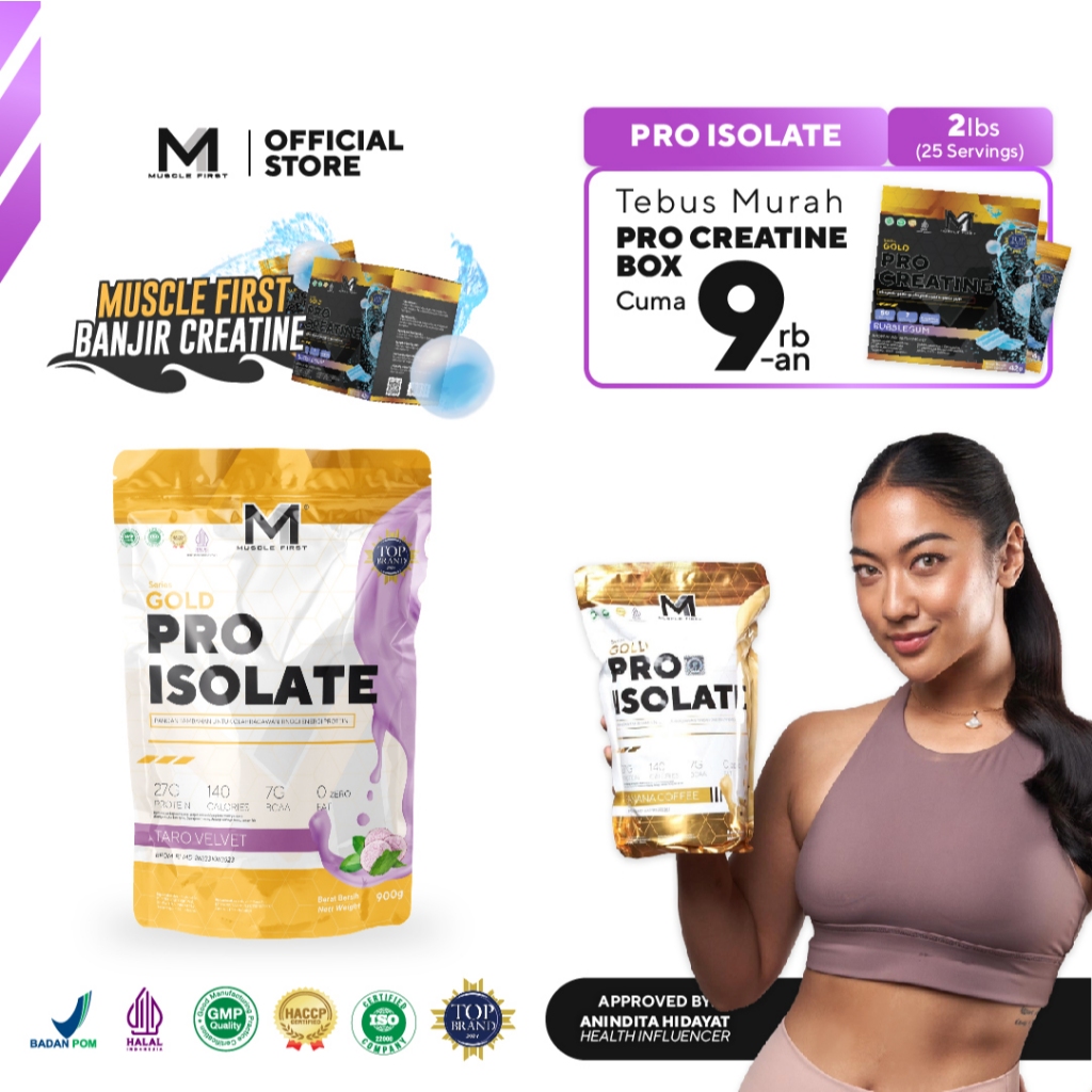 Jual MUSCLE FIRST Pro Isolate 2lbs/900gr - Whey Protein Suplemen ...