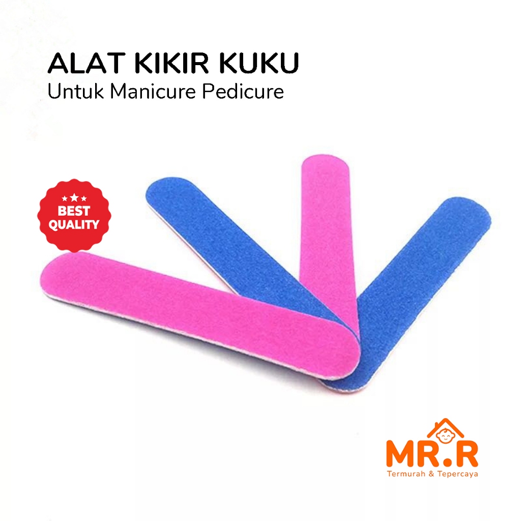 Jual Alat Pengikir Kuku Manicure Pedicure Nail Art 2 Sisi Kikir Kuku ...