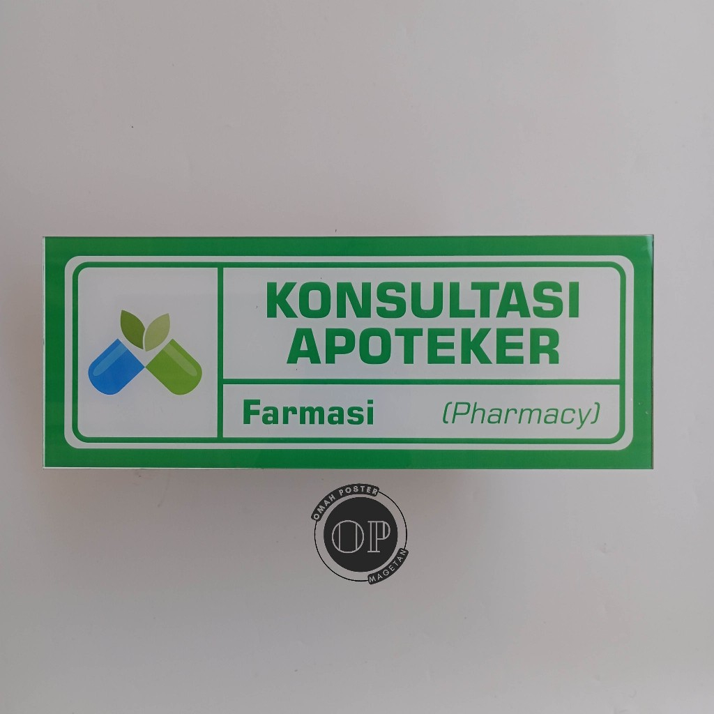 Jual Stiker Konsultasi Apoteker - Farmasi - Apotek - Pharmacy | Shopee ...
