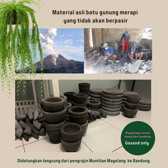 Jual COBEK lumpang BATU GUNUNG MERAPI SUPER | Shopee Indonesia