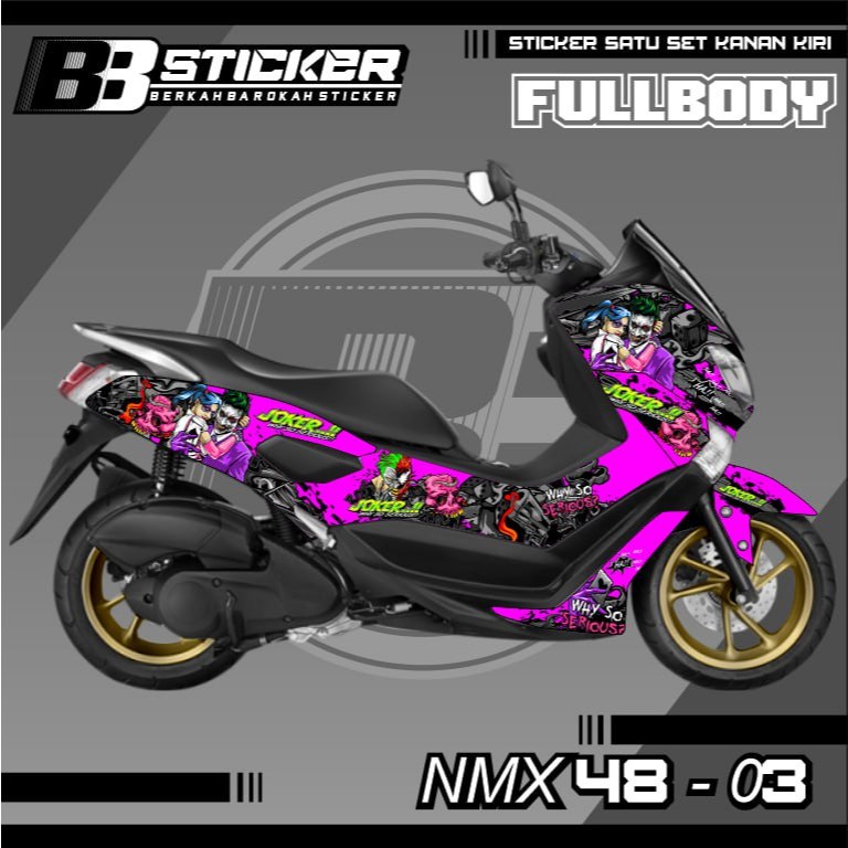 Jual Decal Sticker Yamaha NMAX 155 Old BISA HOLOGRAM Fullbody 2015-2019 ...