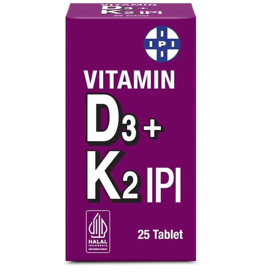 Jual VITAMIN IPI D3 + K2 25 TABLET I P I D 3 K 2 TULANG DAN DAYA TAHAN ...