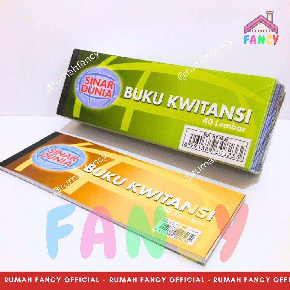 Jual Kwitansi /Kuitansi /Nota Slip 1 Ply /1 Rangkap SIDU KT 40 M isi 40 ...