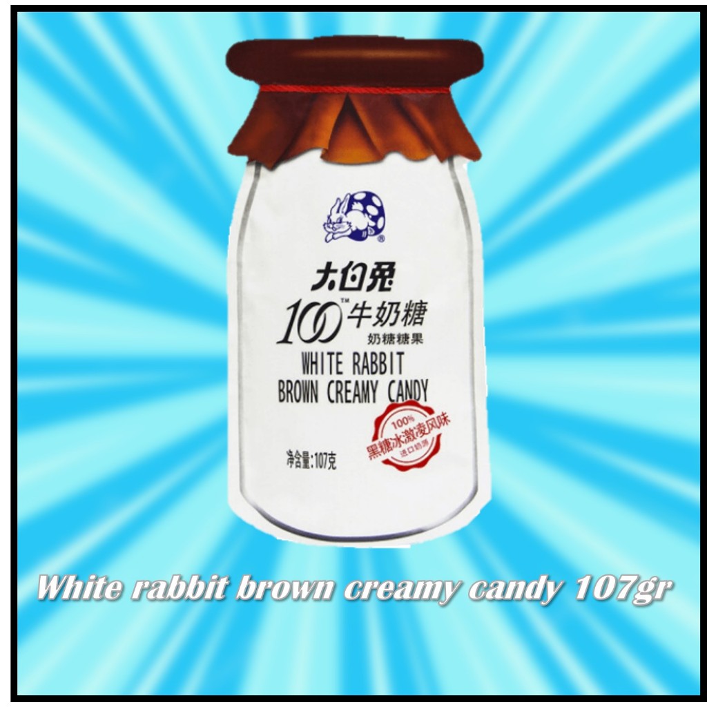 Jual White rabbit brown creamy candy 107gr | Shopee Indonesia