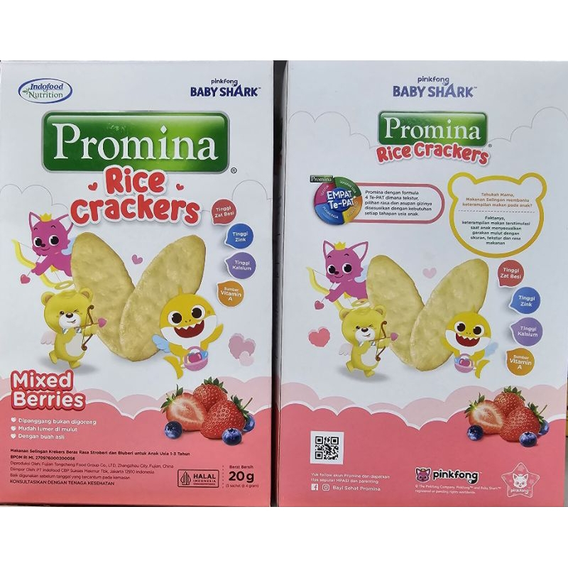 Jual promina rice crackers box 20gr | Shopee Indonesia