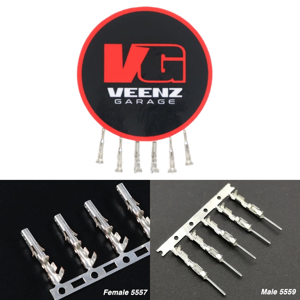 Jual Terminal PIN Connector 5557 5559 Female Male 4.2MM PC PSU ATX PCIE ...