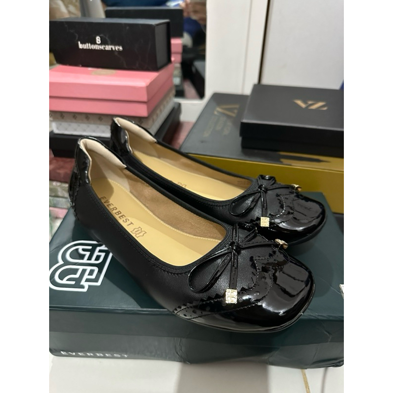 Jual new sale sepatu everbest flat size 38 original lengkap box ...