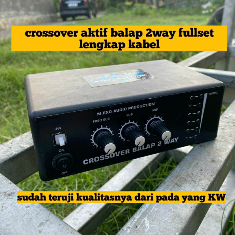 Jual Crossover Aktif Lpf 24db Asli 2way Subwoofer Dan Mid Dilengkapi ...