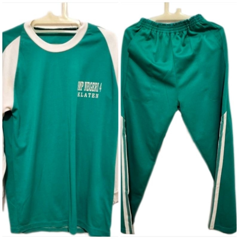 Jual SETELAN OLAHRAGA SEKOLAH SMPN 4 KLATEN PRELOVED | SET SERAGAM ...