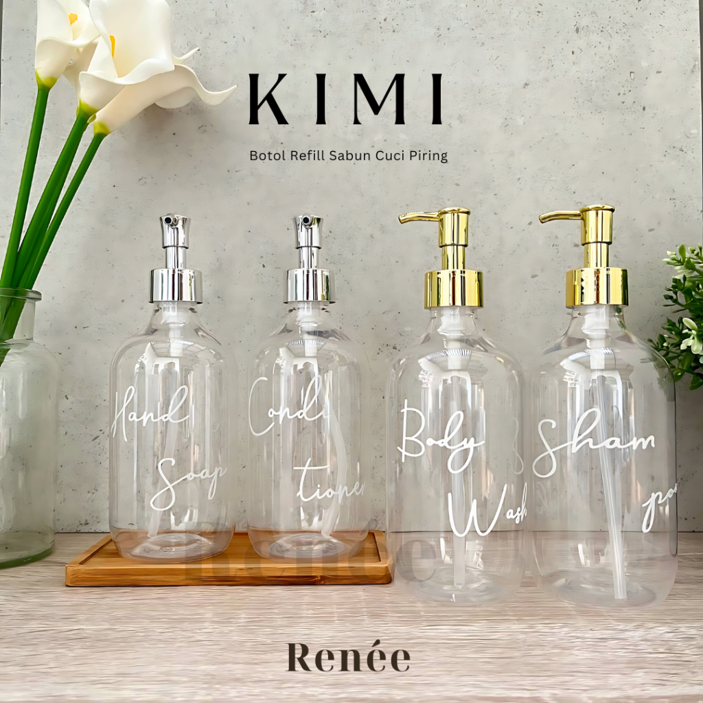 Jual Renee Home - Kimi Bottle Refill Dispenser Soap / Botol Sabun Mandi ...