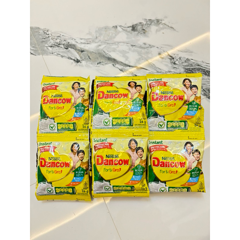 Jual [3 Renteng isi 30 sachet] Dancow FortiGro 26 Gram | Shopee Indonesia