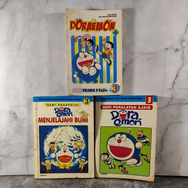 Jual Buku / Komik Doraemon, Vol 3, Menjelajah Bumi, Seri Ekspedisi, Seri Peralatan Ajaib, Elex ...