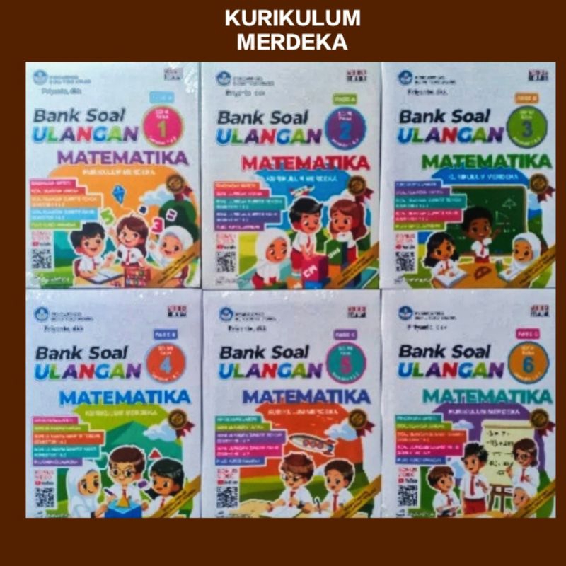 Jual Bank Soal Ulangan Matematika Kelas 1 - 6 Kurikulum Merdeka | Shopee Indonesia