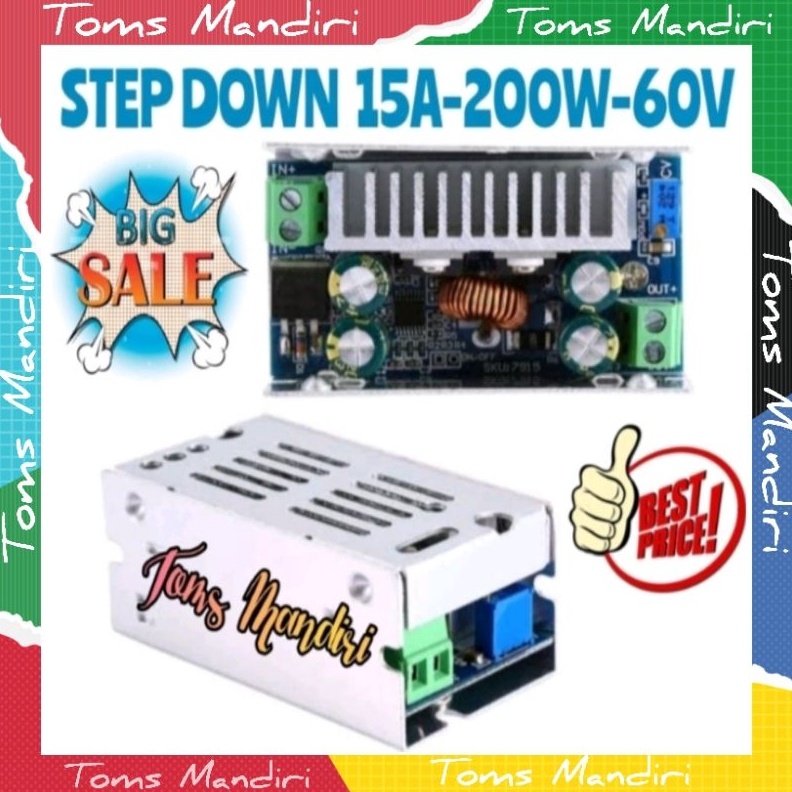 Jual MURRRMERRR Step Down 15A 2W 6V Adjustable DCDC Step Down Converter ...
