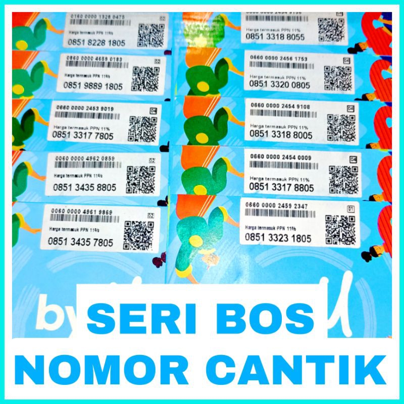 Jual Kartu BYU Nomor Cantik Seri BOS Support All Jaringan | Shopee Indonesia