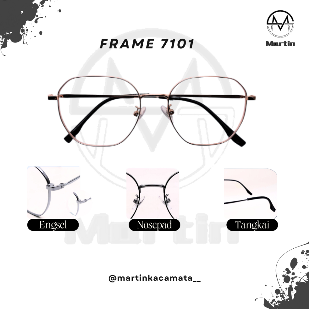 Jual FRAME KACAMATA 7101 | Shopee Indonesia