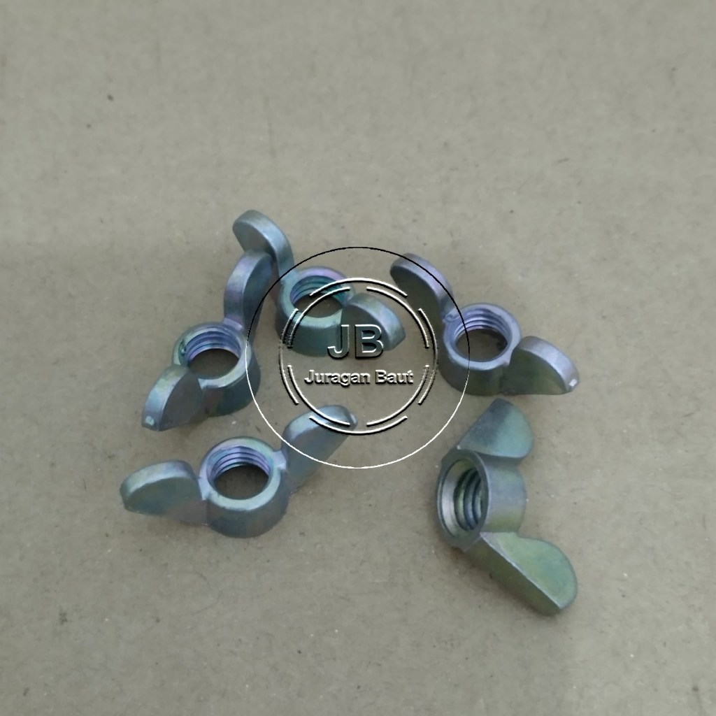 Jual MUR KUPING KUNING M8 WING NUT M8 MUR KUPU KUPU NUT COR MUR 12 ...