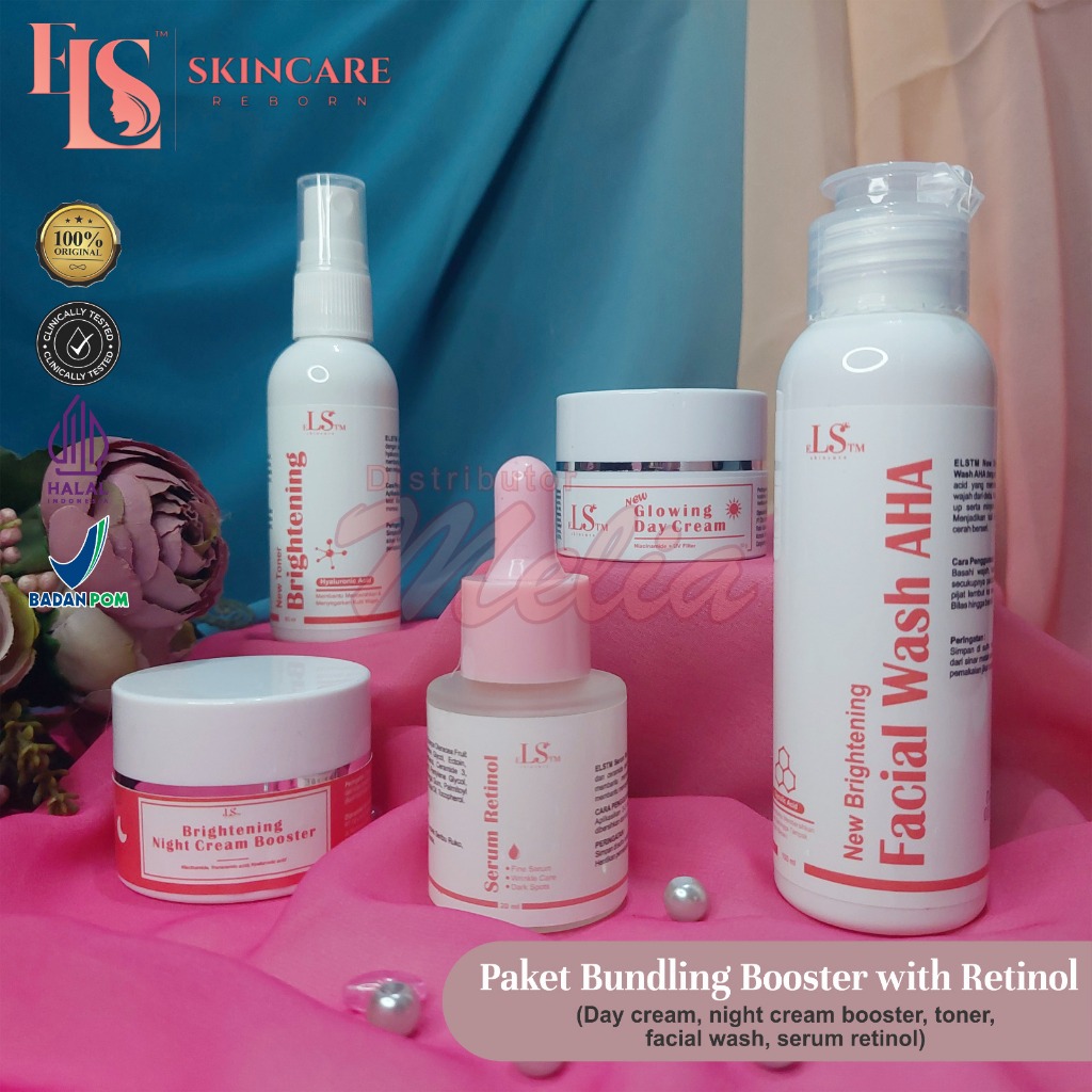 Jual LS Skincare Paket Bundling Booster dan Serum Retinol | Shopee ...
