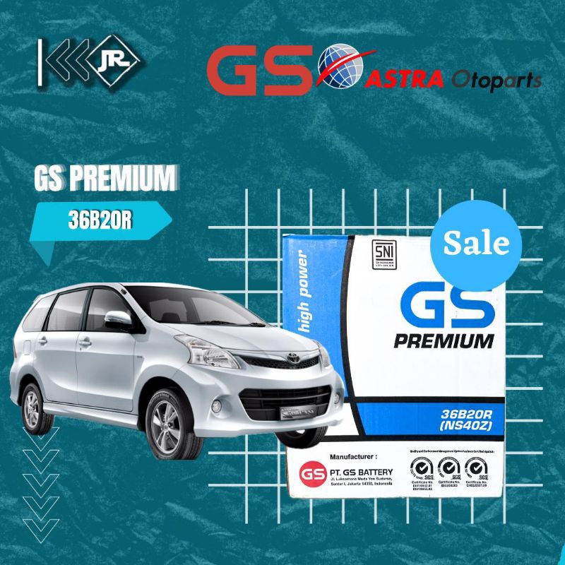 Jual GS Premium NS40Z Aki mobil Avanza, Rush, Xenia, Terios, Gran Max, APV | Shopee Indonesia