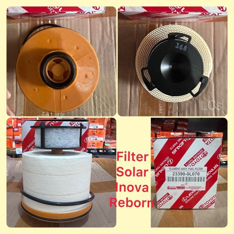 Jual SARINGAN SOLAR FUEL FILTER INNOVA REBORN FORTUNER VRZ SRZ HILUX ...