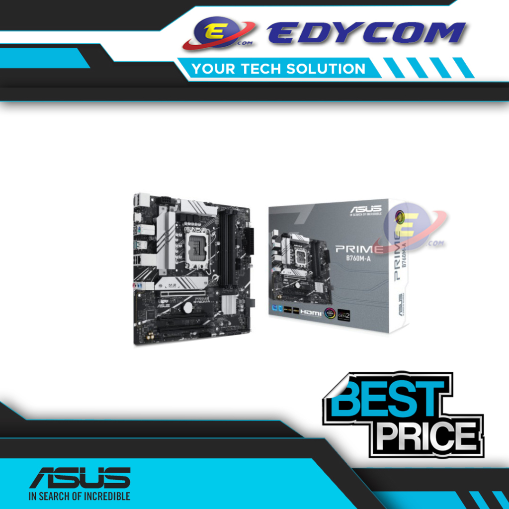 Jual ASUS PRIME B760M-A DDR5 (Intel LGA 1700, Gen12, Gen13) | Shopee Indonesia
