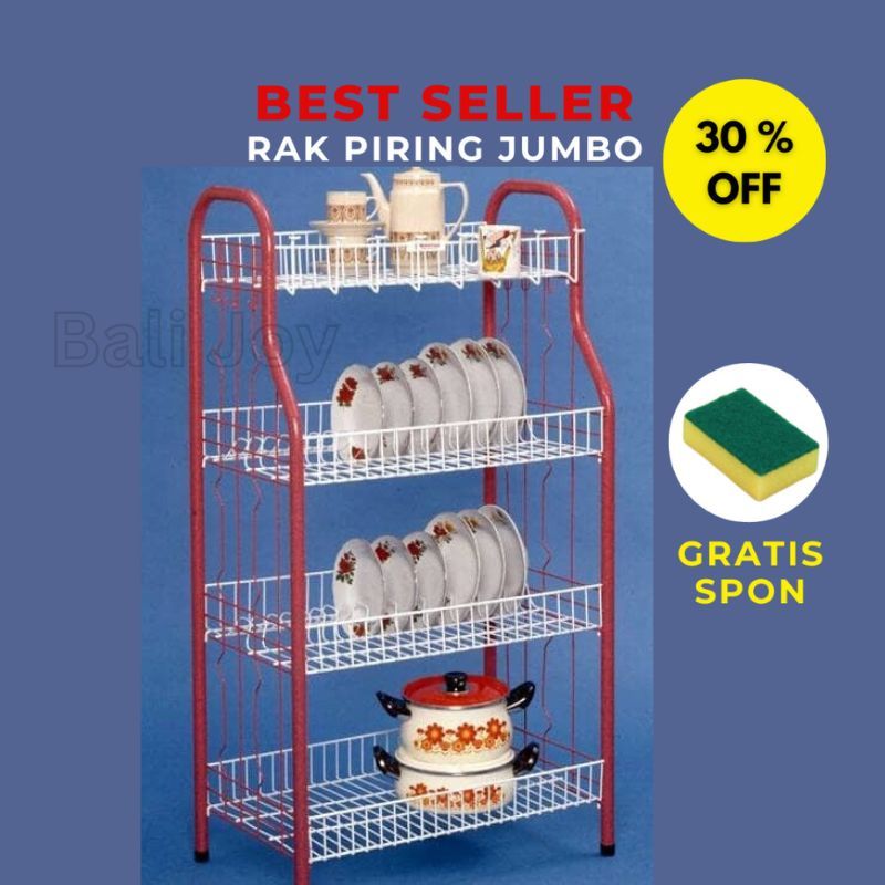 Jual RAK PIRING SUSUN / RAK PIRING BESI / RAK PIRING SUSUN 4 / RAK ...