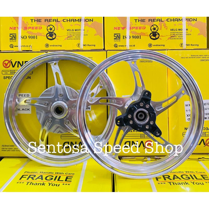 Jual VND Velg Racing New Speed F: 1.85x14 & R: 2.15x14 Aerox 155/ New Aerox 155 | Shopee Indonesia